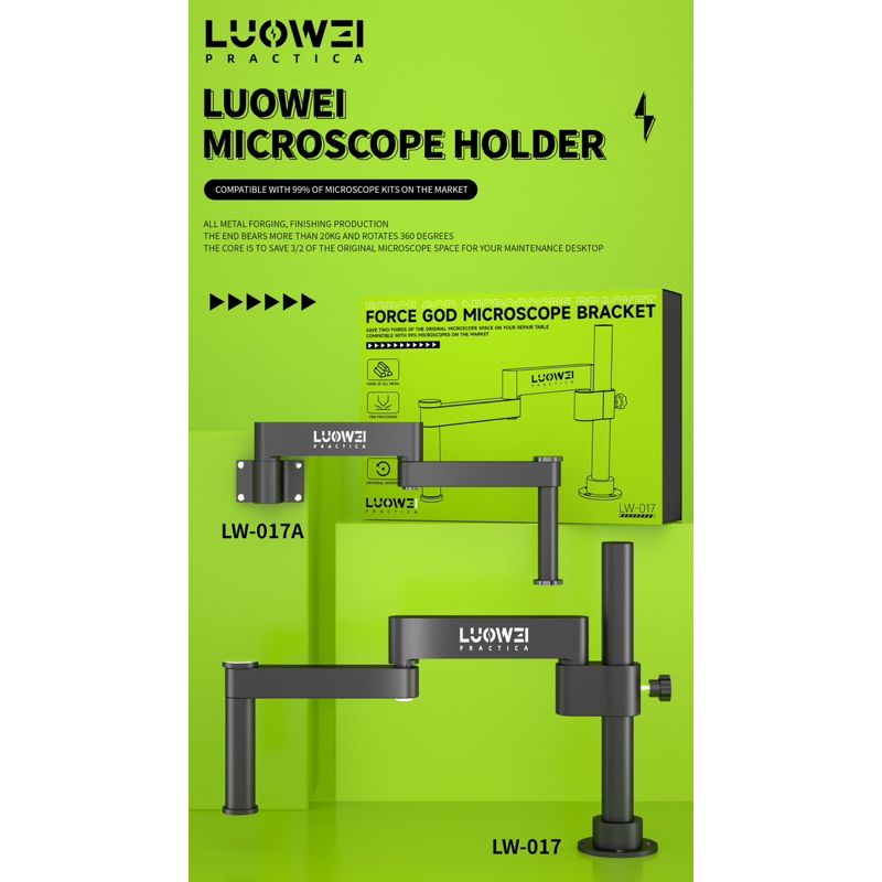 Luowei LW-017 Rotating Microscope Bracket Arm Universal | Shopee Philippines