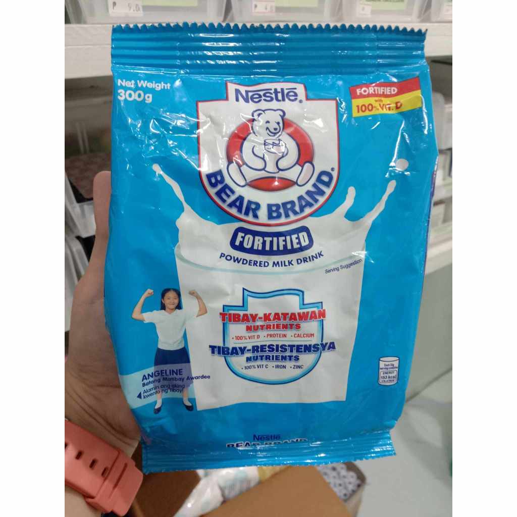 BEAR BRAND FORTIFIED POWDER MILK 300G | Shopee Philippines