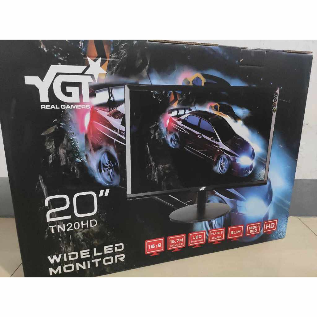 20" YGT Led Wide Monitor BrandNew w/warranty complete accessories ...