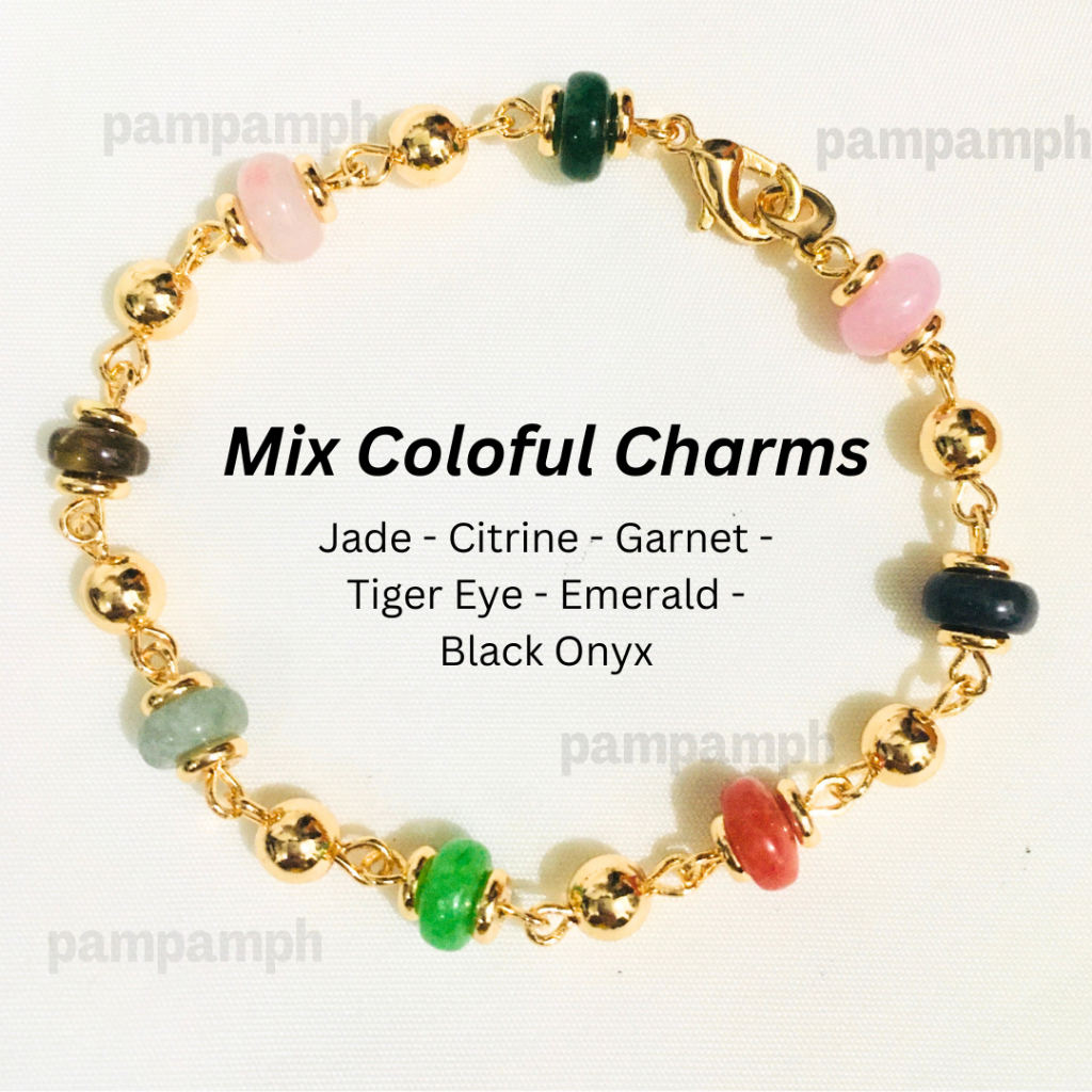 Mix Colorful Lucky Charm Bracelet for Women Money Health Career ...