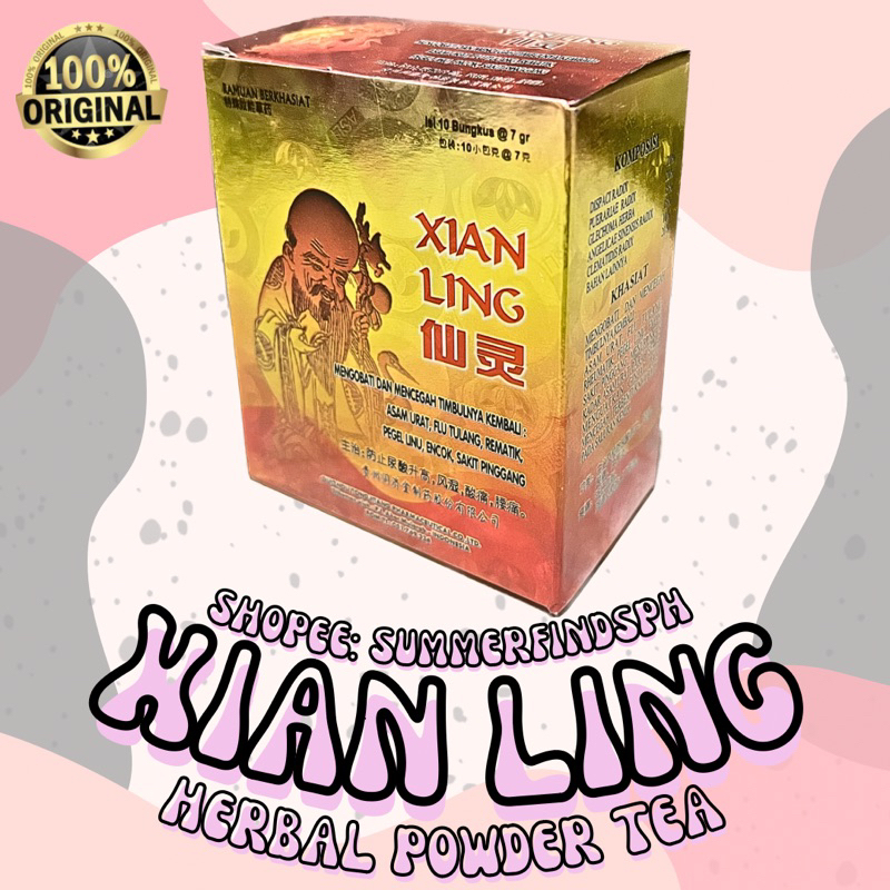 XIAN LING POWDER 1 box 10 sachets Made in Indonesia | Shopee Philippines