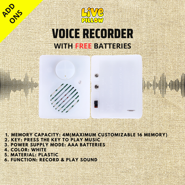 Voice Message Music Box Button Play Recordable Voice Module Sound Box ...