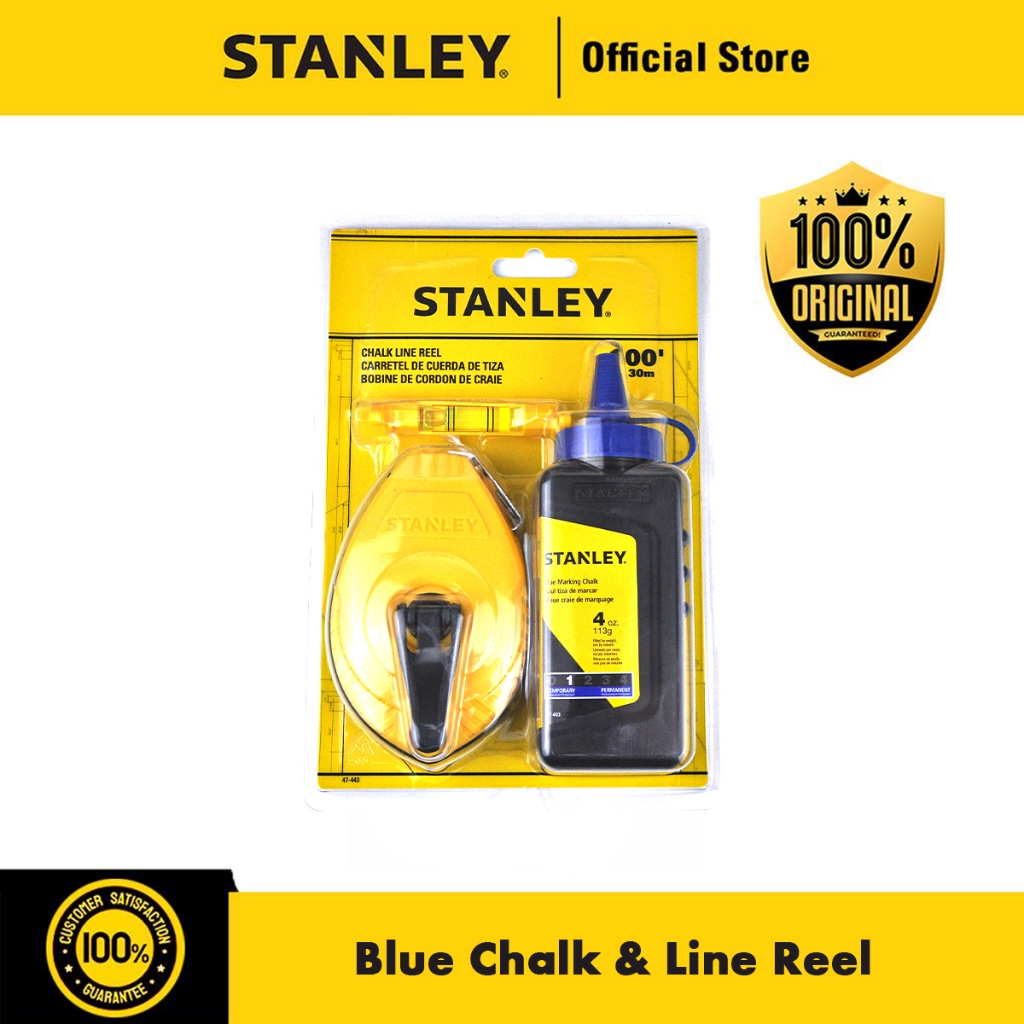 Stanley 47443-8 Blue Chalk & Line Reel | Shopee Philippines