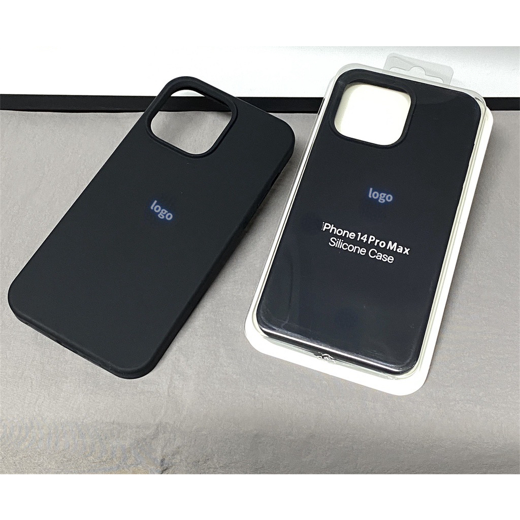 Black Liquid Silicone Phone Case Compatible for iPhone 17 16 15 14 13 ...