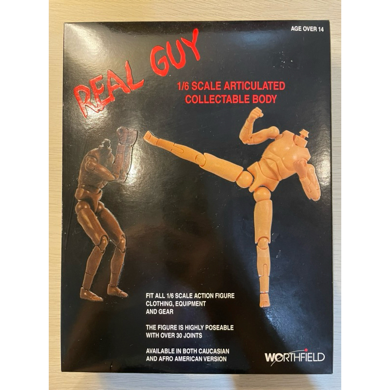Worthfield Real Guy 1/6 Scale Articulated Male Body Action Figure ...
