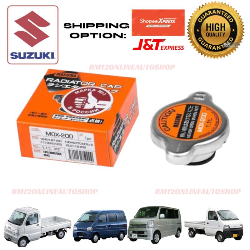 RADIATOR CAP FOR SUZUKI DA62 DA63 DA64V/W PRESSURE 1.1BRANDNEW | Shopee ...