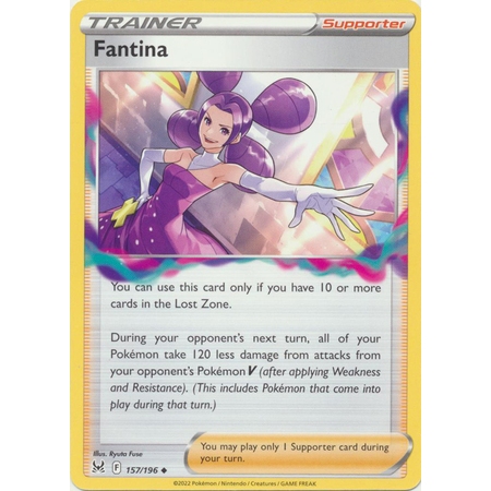 Fantina - 157/196 - Regular Trainer | POKEMON TCG: SWSH: Lost Origin ...