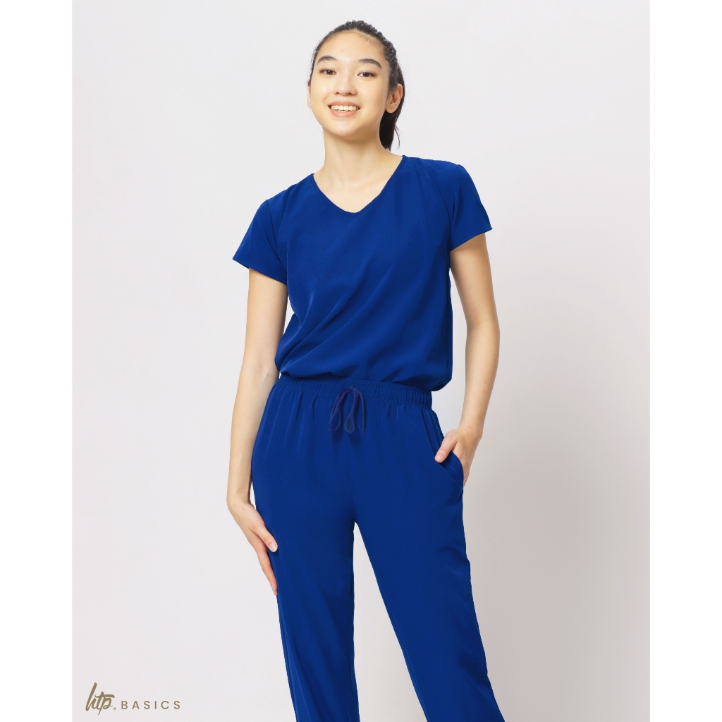 HTP Basics Women's UNIFIT Scrub Suit | Scrubs for Nurses/Doctors ...