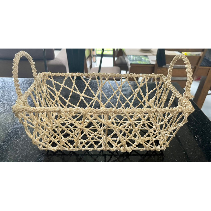 Native Abaca Pantry Basket Organizer | Shopee Philippines
