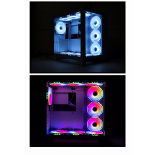 AUSEN 5V ARGB FAN HUB ( BLACK / WHITE ) WITH REMOTE CONTROLLER | Shopee ...