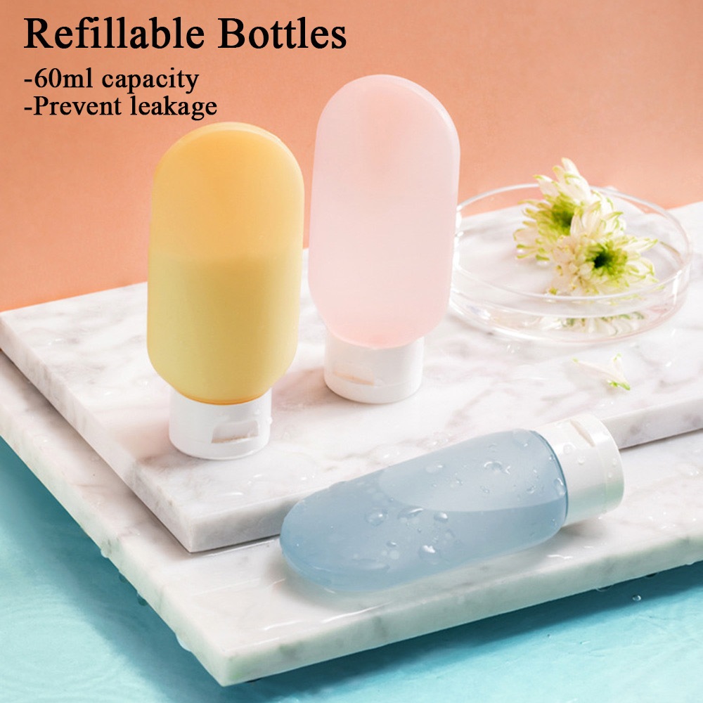 60ml portable and convenient Refillable Bottles, leakproof bottle ...