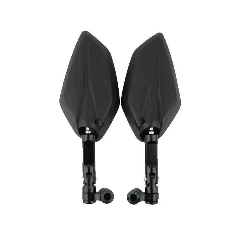 Titanium Side Mirror 2tone Short Stem Universal CNC black/carbon Made ... Titanium Side Mirror 2tone Short Stem Universal CNC black/carbon Made ...