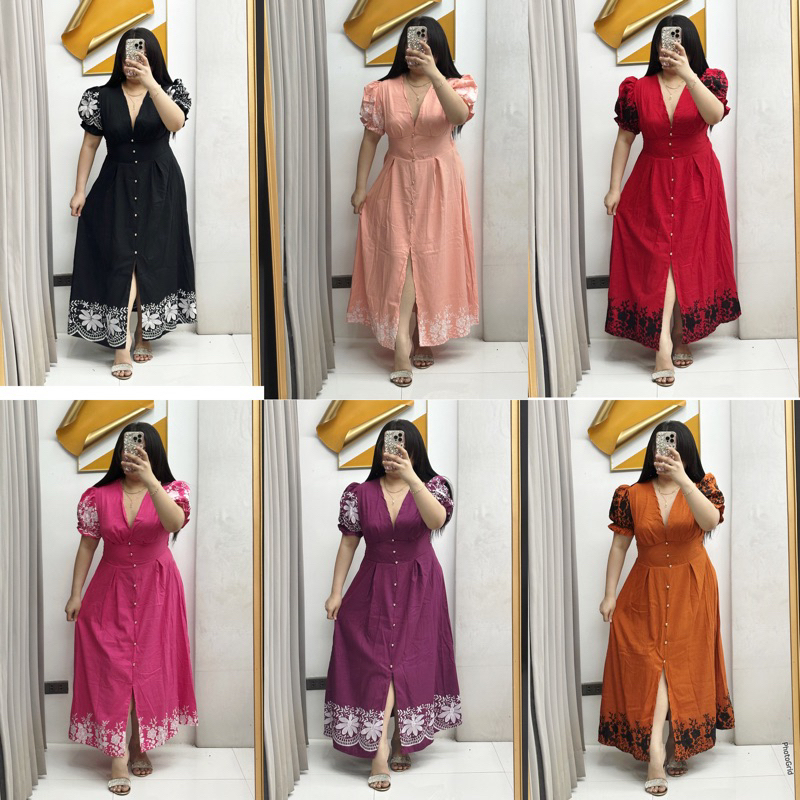 Sami dress (eyelet senepa) by Plus size collection ph | Shopee Philippines