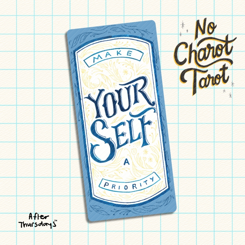 Priotity | NO CHAROT TAROT | Tarot Inspired Motivational Print ...