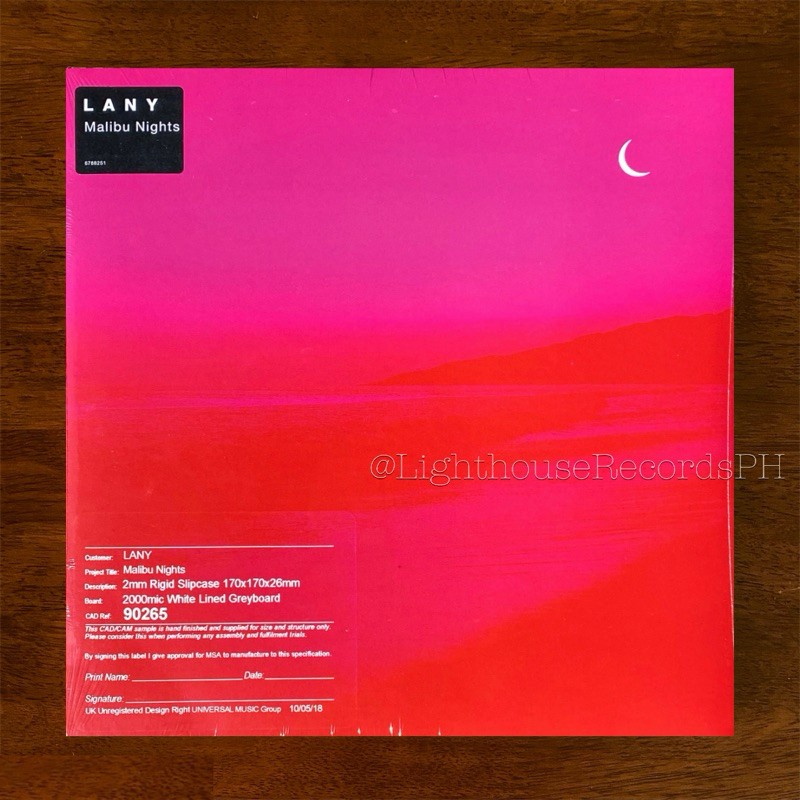 LANY - Malibu Nights (Clear) Vinyl Record LP (ONHAND) | Shopee Philippines