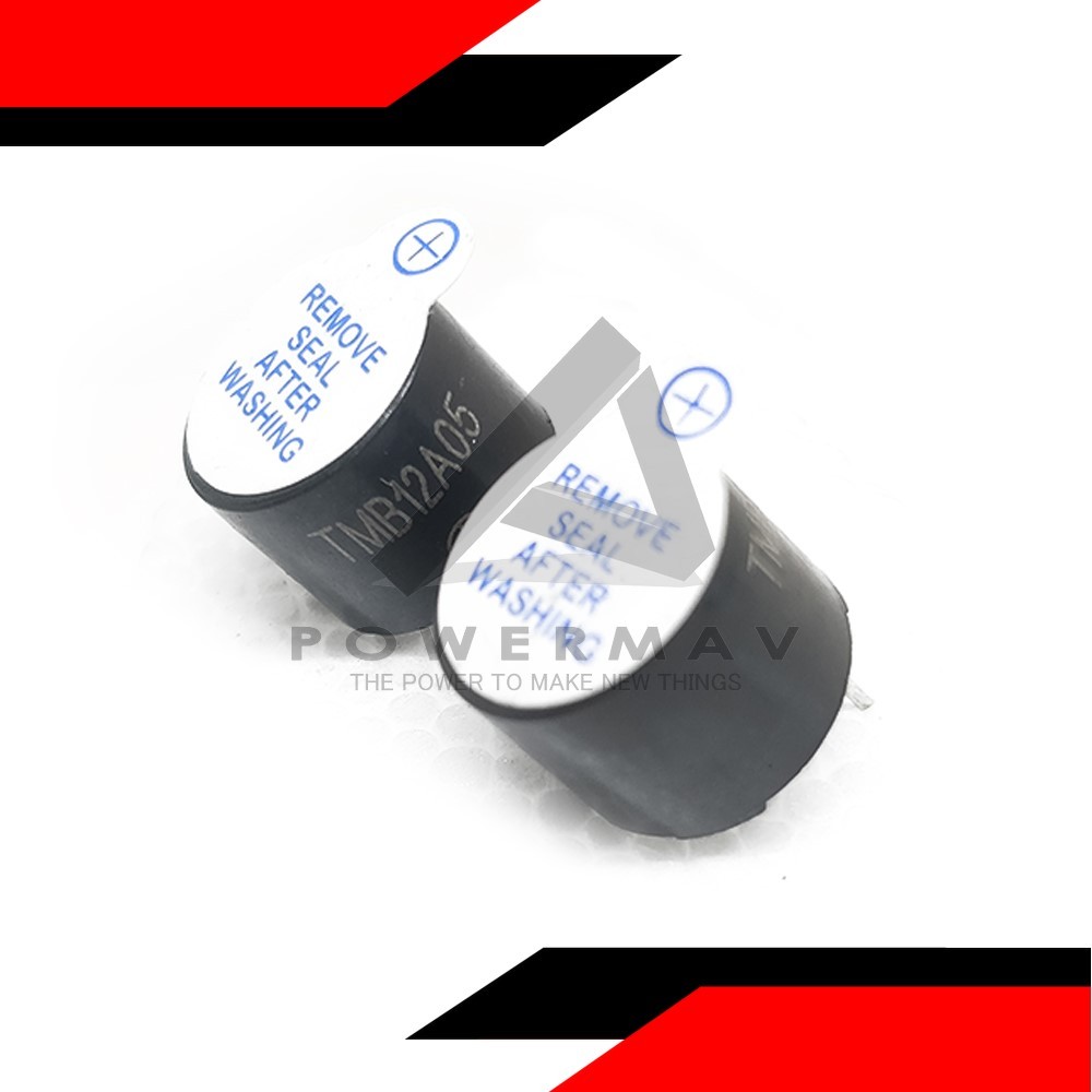 2pcs 5v active buzzer Magnetic Long Continuous Beep Tone 12mm x 9.5mm ...