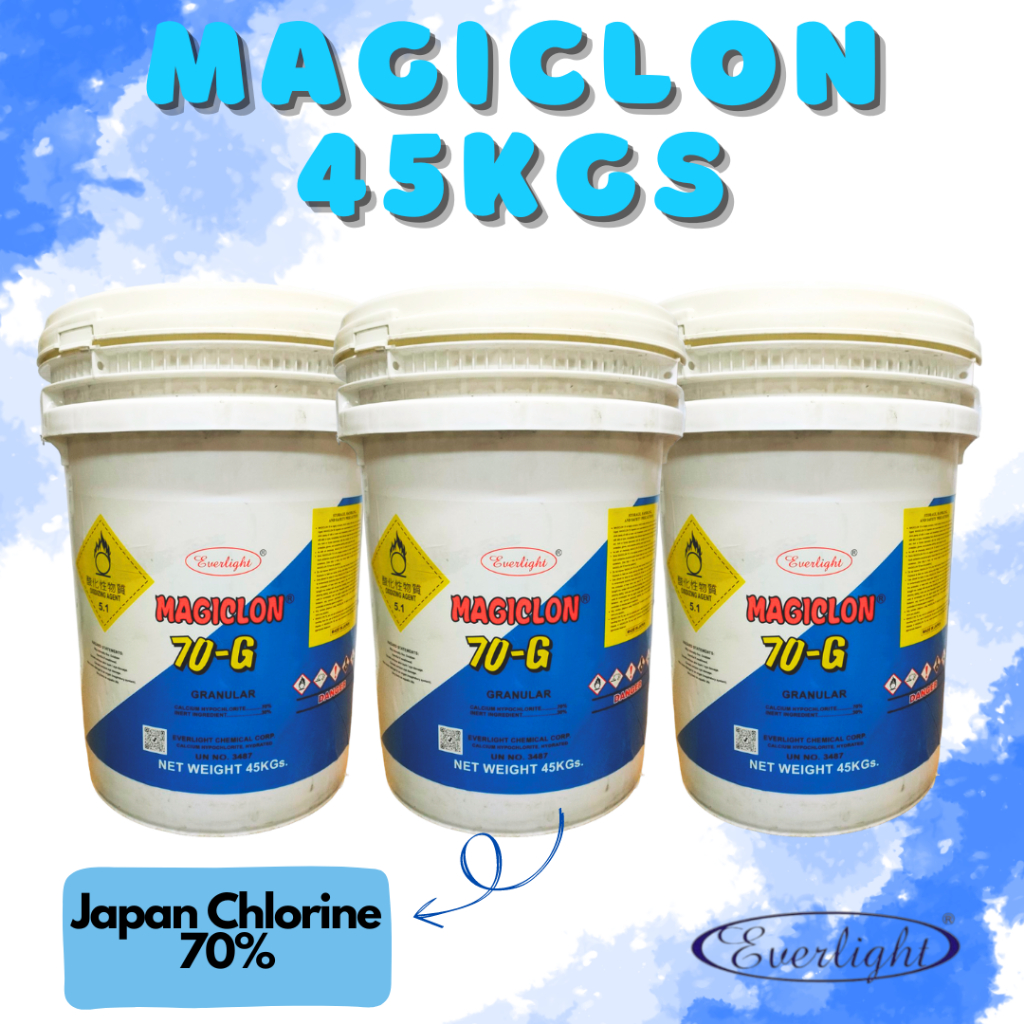 45kgs Magichlon 70% (Japan Chlorine) by Everlight | Shopee Philippines