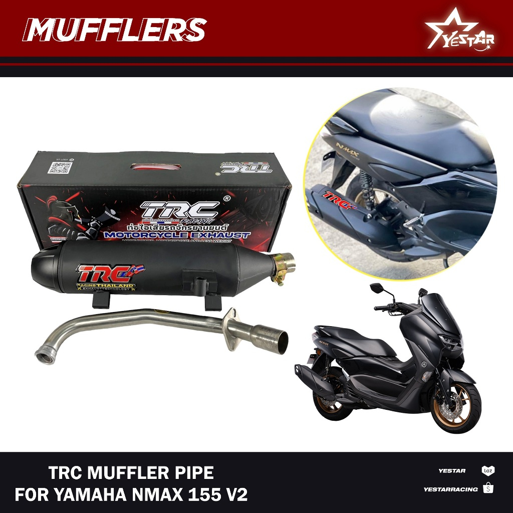 Yestar Muffler Pipe For Yamaha Nmax 155 V1 Made in Thailand Motorcycle ...