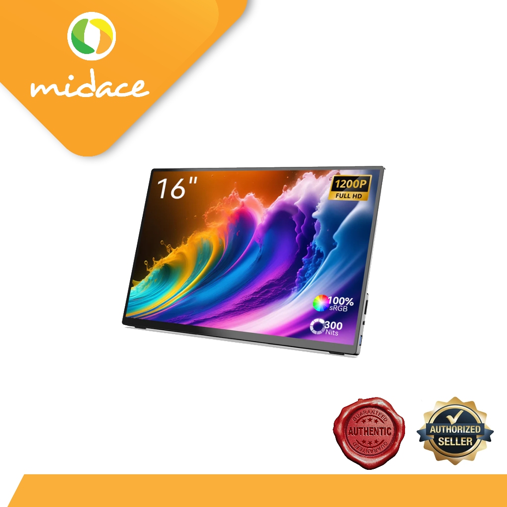 BRAND NEW!!! Minix SF16T 16” Gaming Portable HDMI Monitor TOUCHSCREEN ...