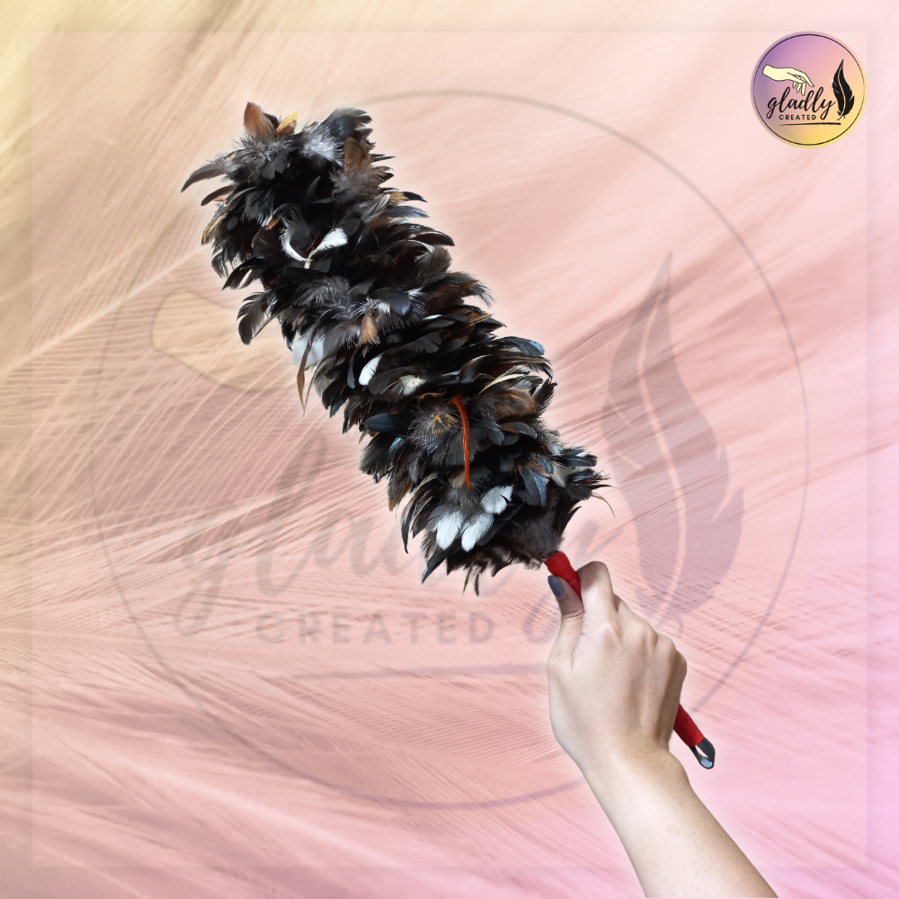 Small Feather Duster | Bilog | Real Chicken Feather | Shopee Philippines