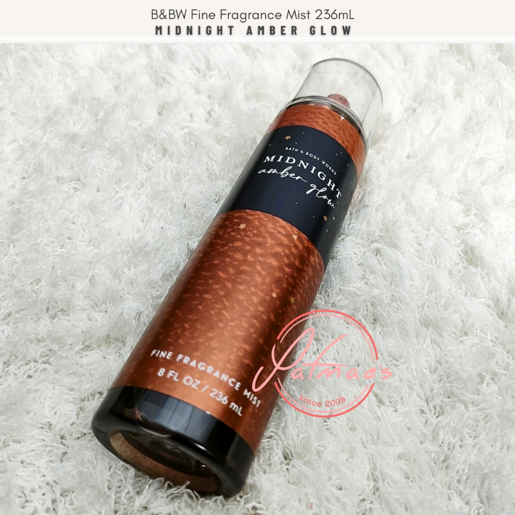 Midnight Amber Glow - Amber, Caramel, Vanilla Fragrance Mist Bath ...