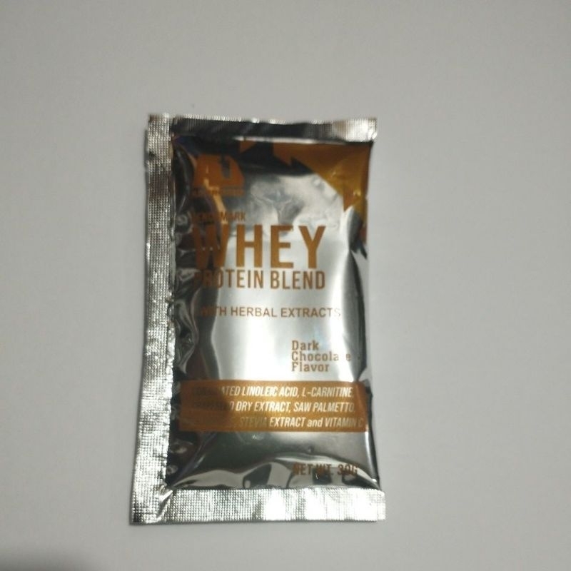 A1 Protein Benchmark whey protein 1 sachet per serving Expiry date 4/13 ...