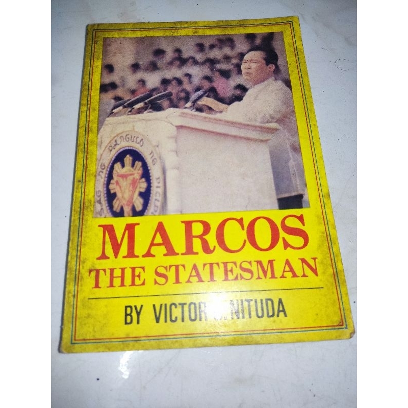 Marcos the Statesman Vintage Book 1982 | Shopee Philippines