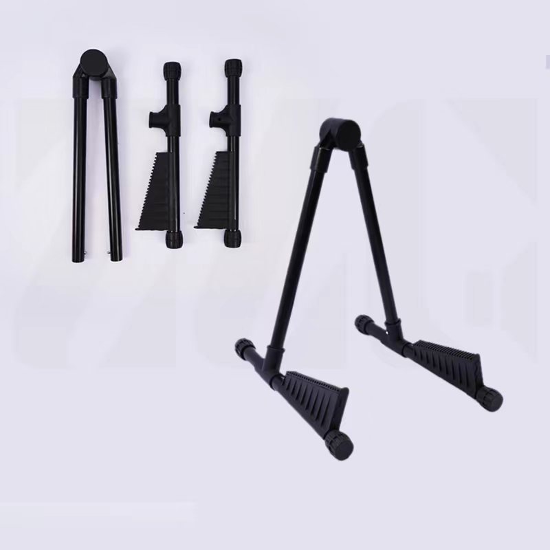 ZLG Guitar Stand Music Accessories Detachable A-Type Stand Black Color ...