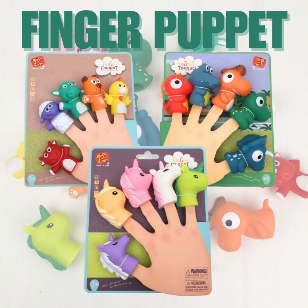 Finger Puppet Animal Hands Party Favors Toys for Kids by WISHLAND ...