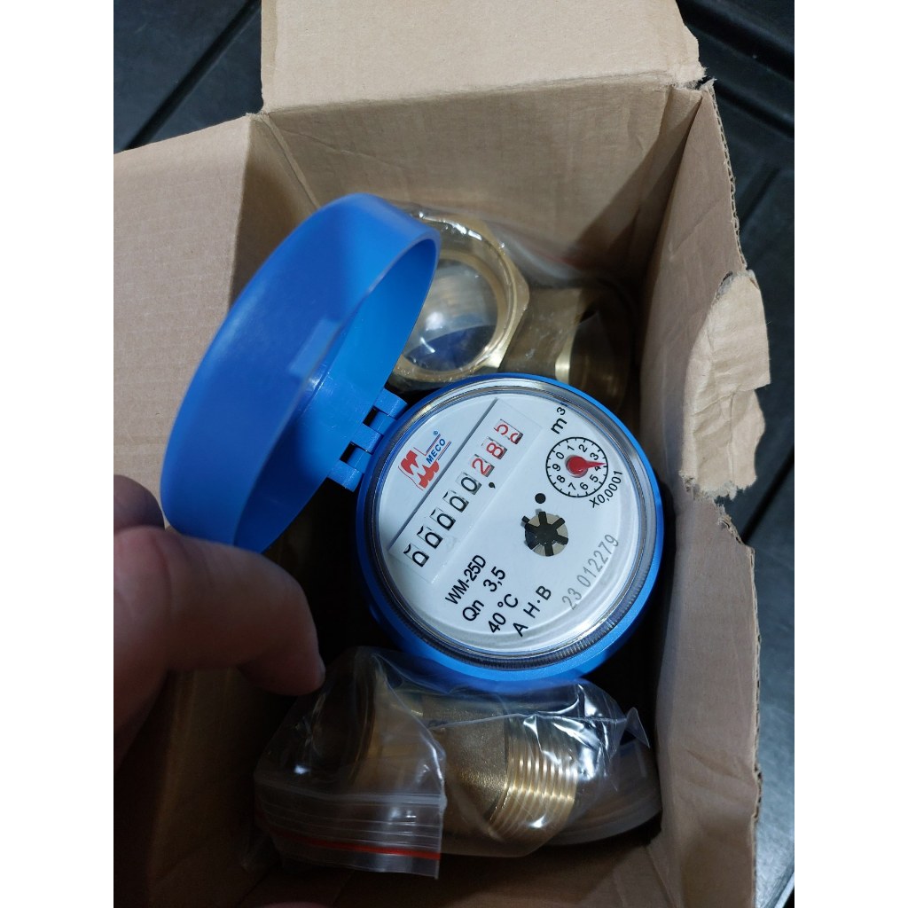 Meco Water Meter 1/2 , 3/4 or 1inch Brass - Submeter Only / Metro ...