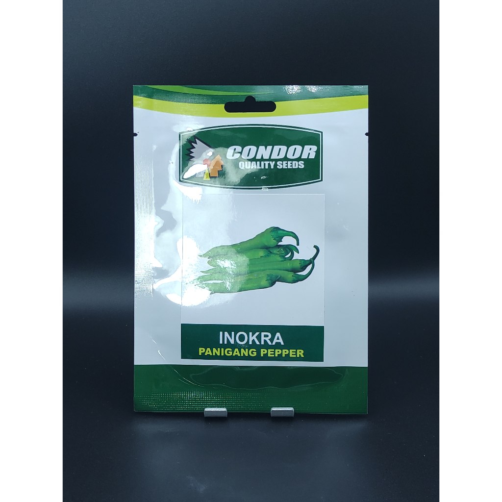 CONDOR INOKRA VARIETY SILI PANIGANG SEEDS OPV (50 GRAMS) | Shopee ...