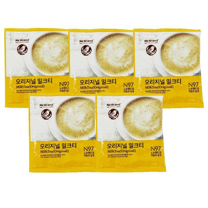 No Brand Milk Tea Original Flavor 22g x 5s | Shopee Philippines