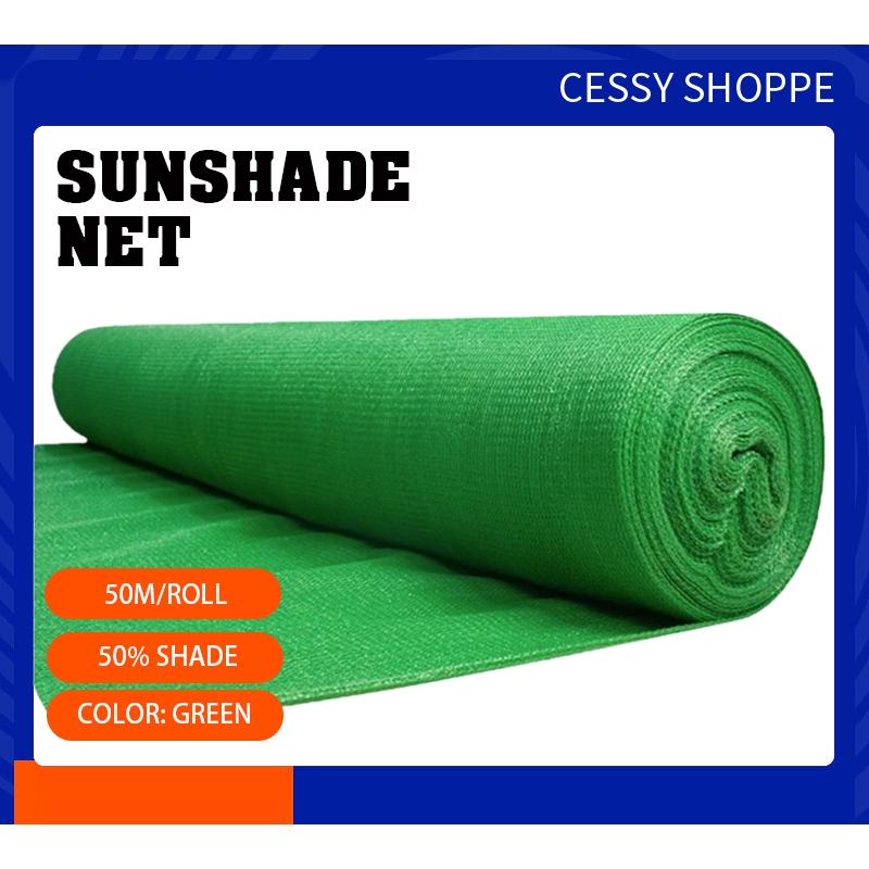 Anti UV Sunshade Net Sunshade Screen 50% & 70% Greenhouse Cover Garden ...