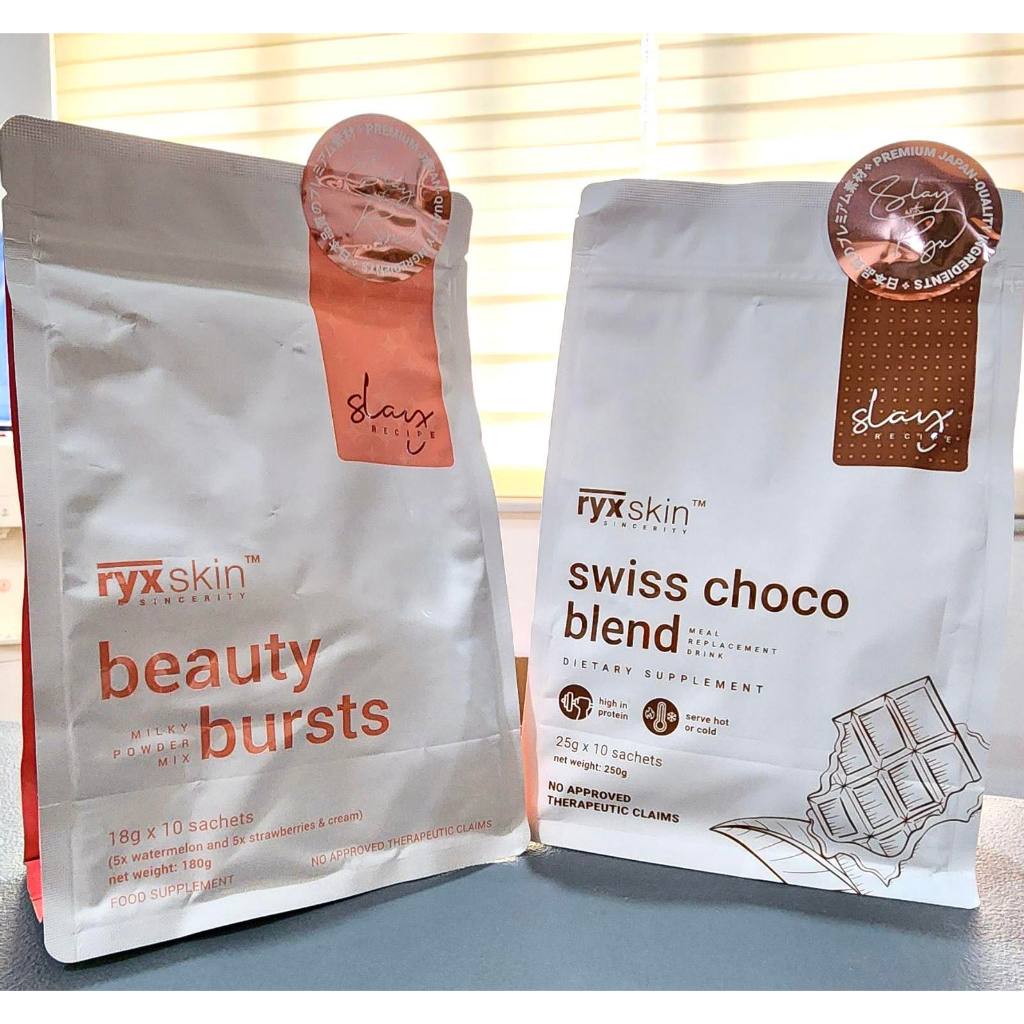 RYX SKIN Sincerity Beauty Bursts/Swiss Choco Blend/Fiber Blend/Gut Glow ...