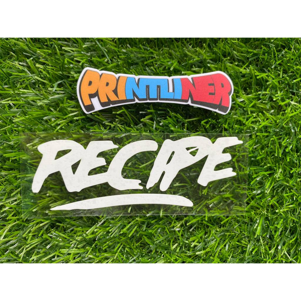 RECIPE STICKER DECALS FOR MOTORCYCLE, CARS & ETC (WATERPROOF) | Shopee ...