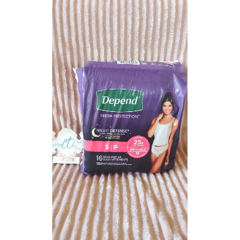 Depend Underwear,Fresh Protection 🇺🇲🇺🇲🇺🇲 | Shopee Philippines