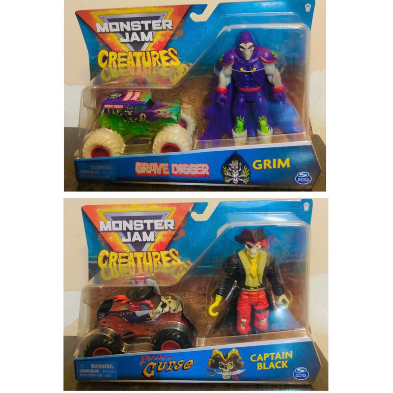 Monster Jam Creatures Action Figure Pack; SRP: ₱849.75 each | Shopee ...