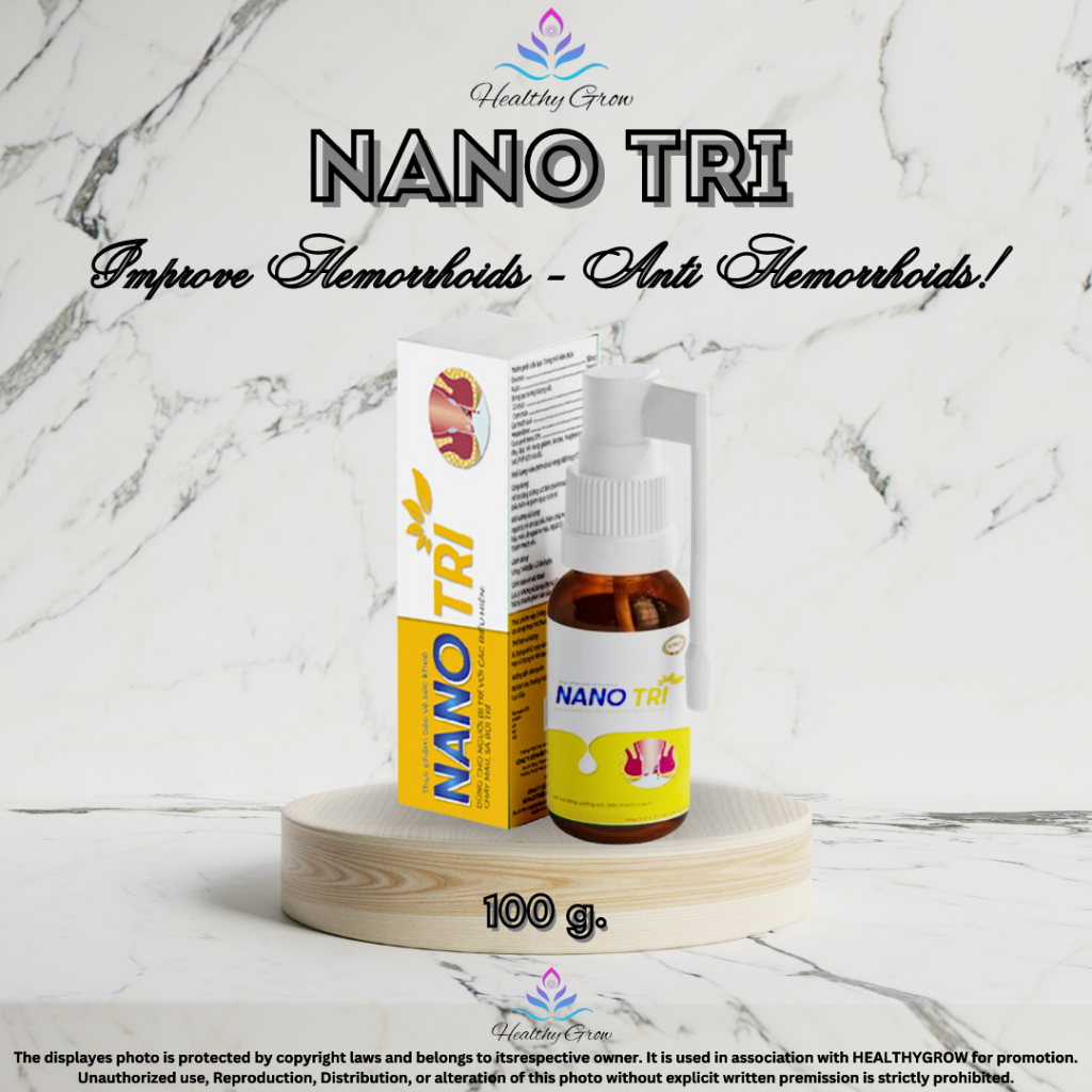 HEALTHYGROW NANO TRI Hemorrhoids Spray | 20ML | Improved Hemorrhoids ...