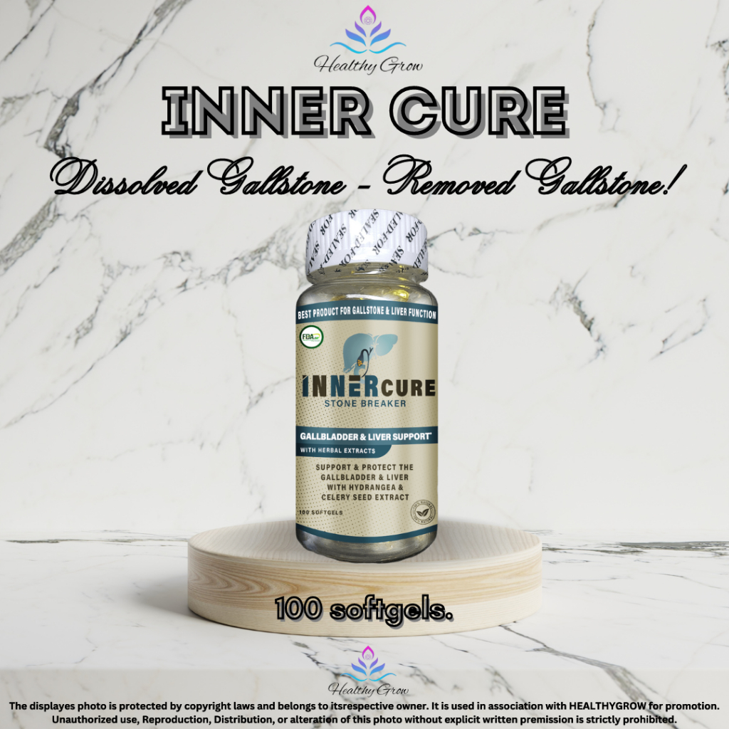 HEALTHYGROW INNER CURE | 100 SoftGels | Stone Breaker | Dissolved ...