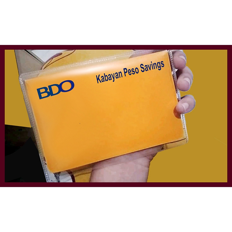BDO JUNIOR SAVERS / KABAYAN PASSBOOK CASE- SIZE 13.3 cm x 9.5 cm for short and 14.2 cm for wider ...