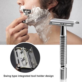 Manual Shaver For Men Stainless Steel Men Safety Razor Beard Trimmer ...