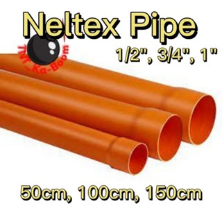 Pvc Pipe Orange Neltex 1/2", 3/4", 1" Sold per 50cm, 100cm, 150cm Good ...