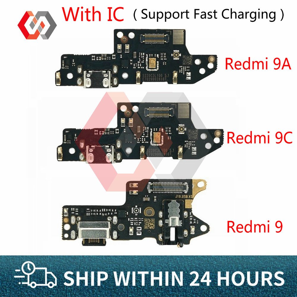 for Xiaomi Redmi 9A 9C 9 USB Charger Port Connector Flex Cable USB ...