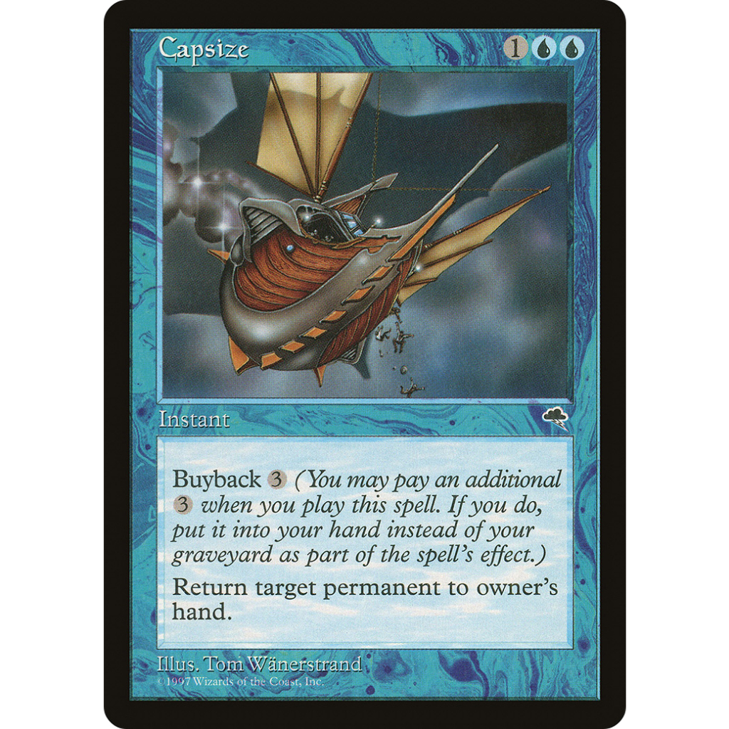 Capsize tmp-55 MTG Top Ratings Proxy (sticker is already on mtg card ...