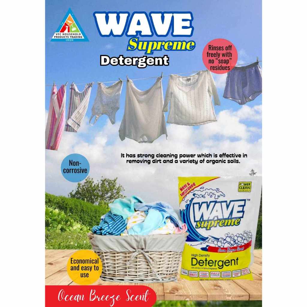 POWER CLEAN WAVE SUPREME 1KG PNAKAMABULA (POWDER DETERGENT) (THE CLEAN ...