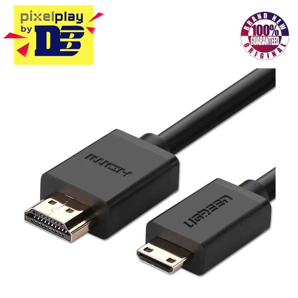 UGreen Mini HDMI Male To HDMI Male Cable - 1.5M (Black) (HD108/11167) | Shopee Philippines