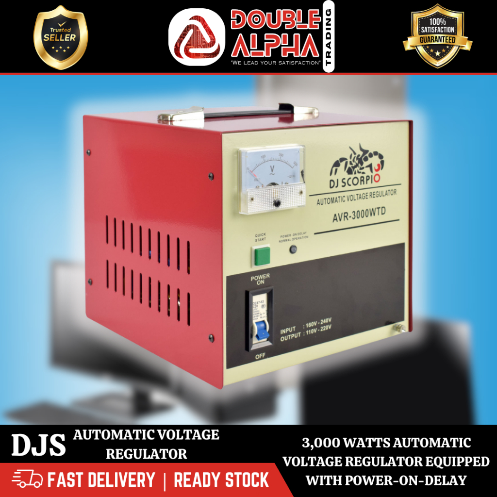 HEAVY DUTY AUTOMATIC VOLTAGE REGULATOR EQUIPPED WITH POWER-ON-DELAY DJ ...