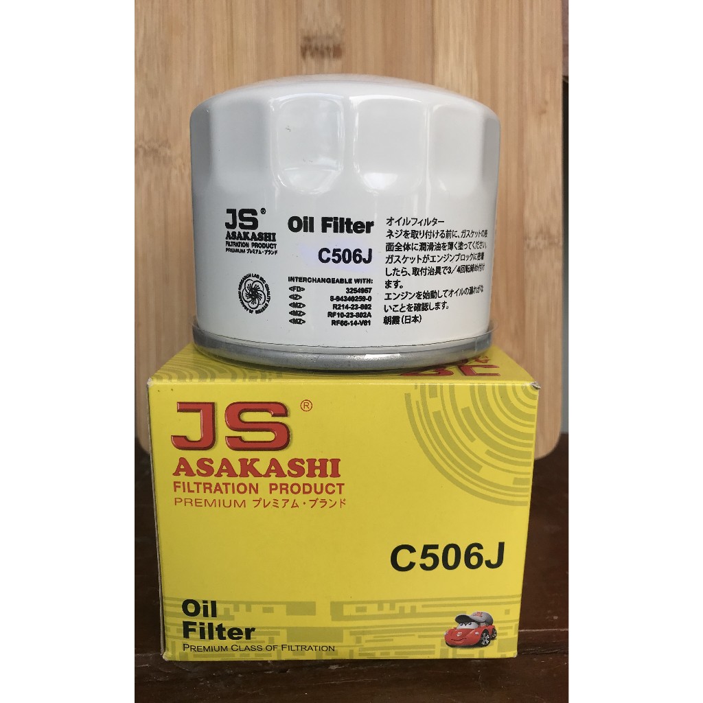 JS Asakashi C-506J OIL FILTER FOR ISUZU | Shopee Philippines