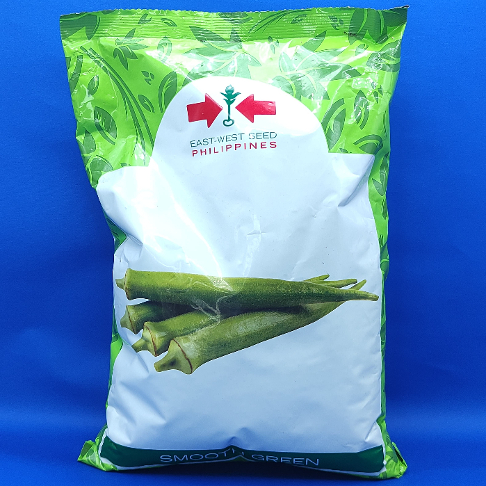 EAST-WEST SEEDS SMOOTH GREEN OKRA OPV ORIGINAL PACKING (1 KILO ...