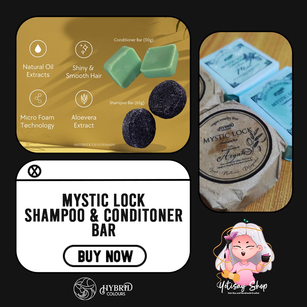Mystic Lock Shampoo and Conditioner Bar - Hybrid Colours (ONHAND ...